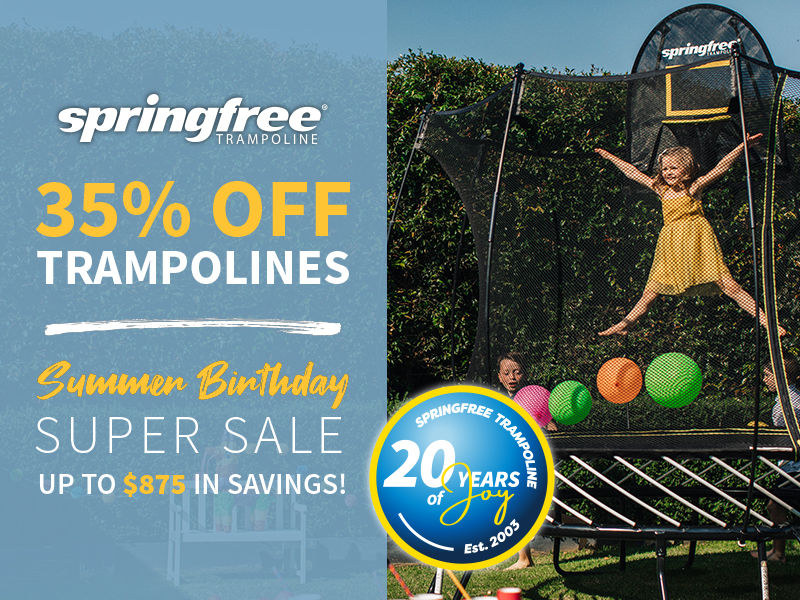 Springfree Trampolines Sacramento - Kidz Backyard