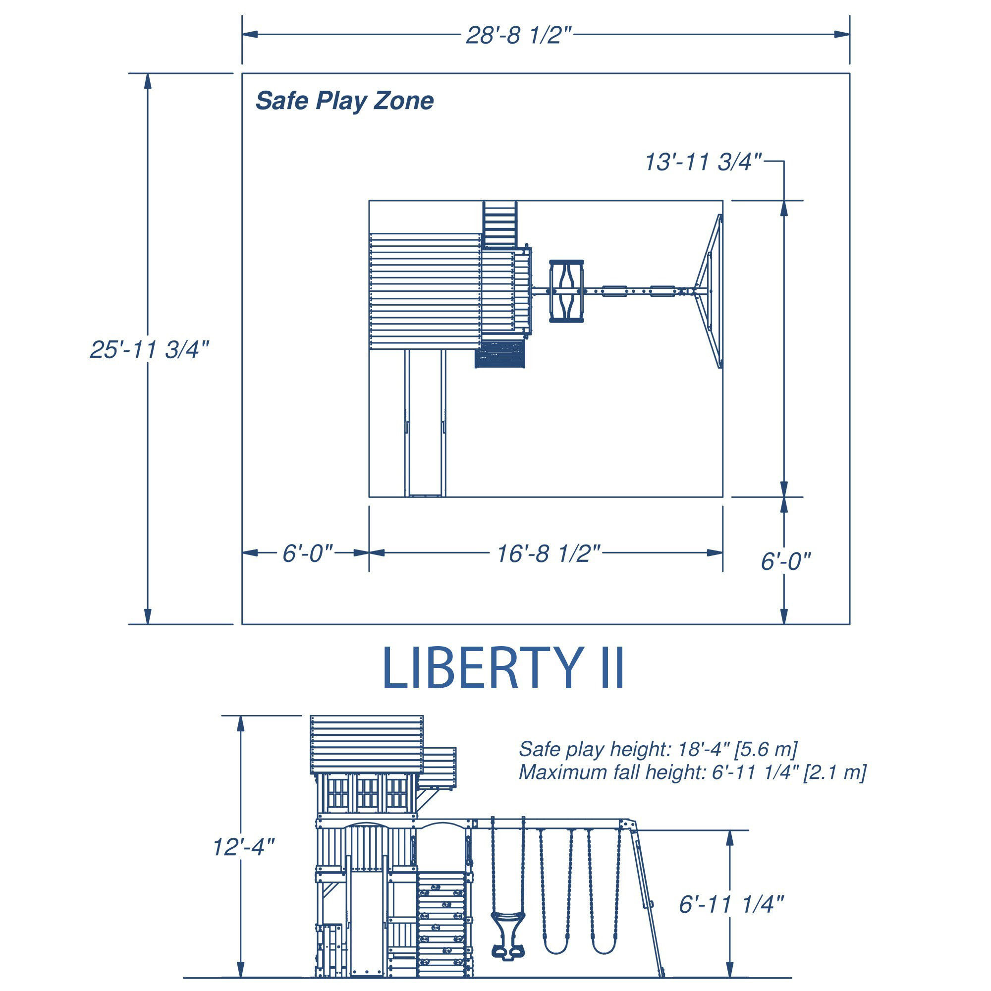 Liberty 2 playset store